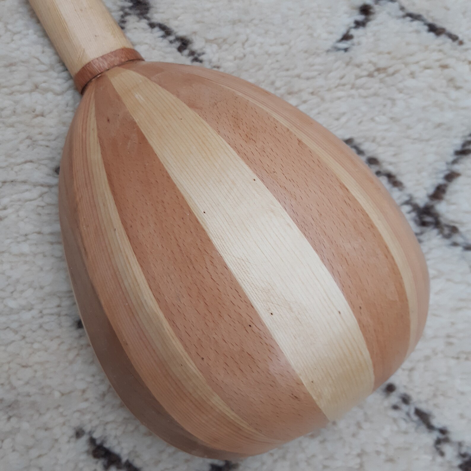 New Handmade Wood Small Lute Musical,arabic STRING Instrument Oud Decor ...