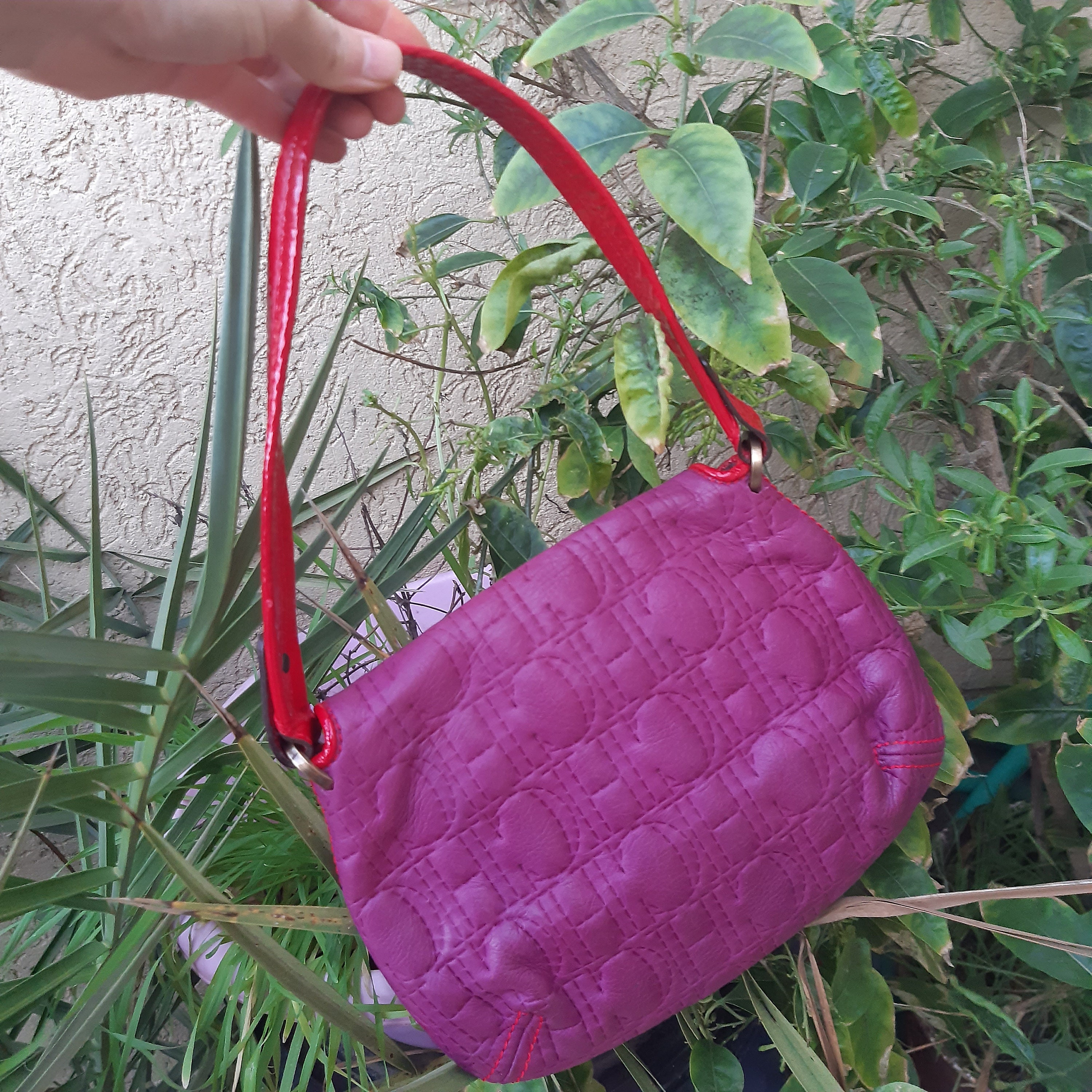 Carolina Herrera Purple Monogram Bag CH Women's Spain - Etsy