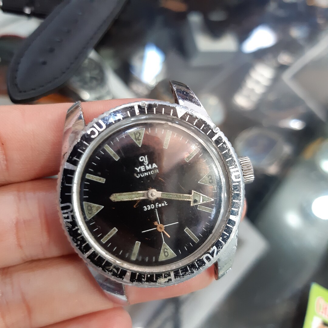 Vintage YEMA Junior 330 Feet Diving Watch Old Yema Collection Etsy Vintage YEMA Junior 330 Feet Diving Watch Old Yema Collection Etsy