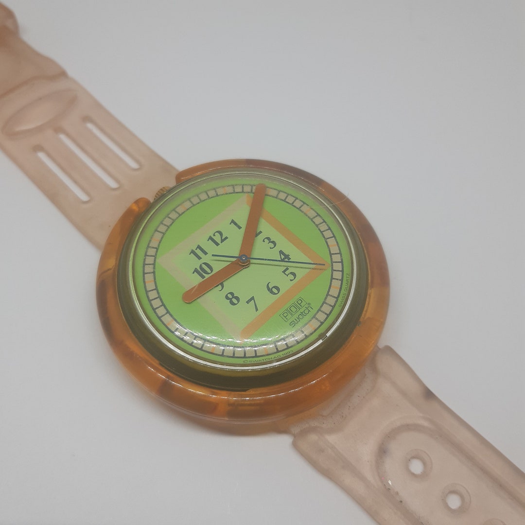 Vintage Pop Swatch Wristwatches, Swatch Women's Watch POP Swiss Quartz ...