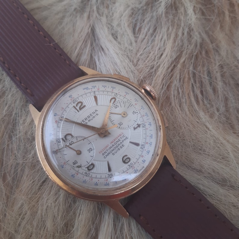 Verbena Chronoswiss Watch 17 Rubis Swiss Made, Chronograph Watch Manual ...