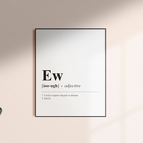 Ew David Svg - Etsy