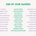 Digital File Printable End of Year Award Certificates Digital File Only ...