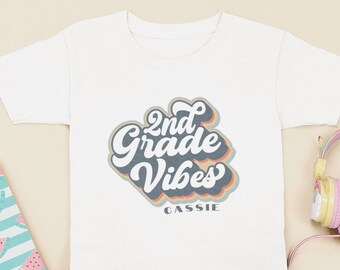 2nd Grade Shirt School Shirt First Day of School Second Grade Little ...