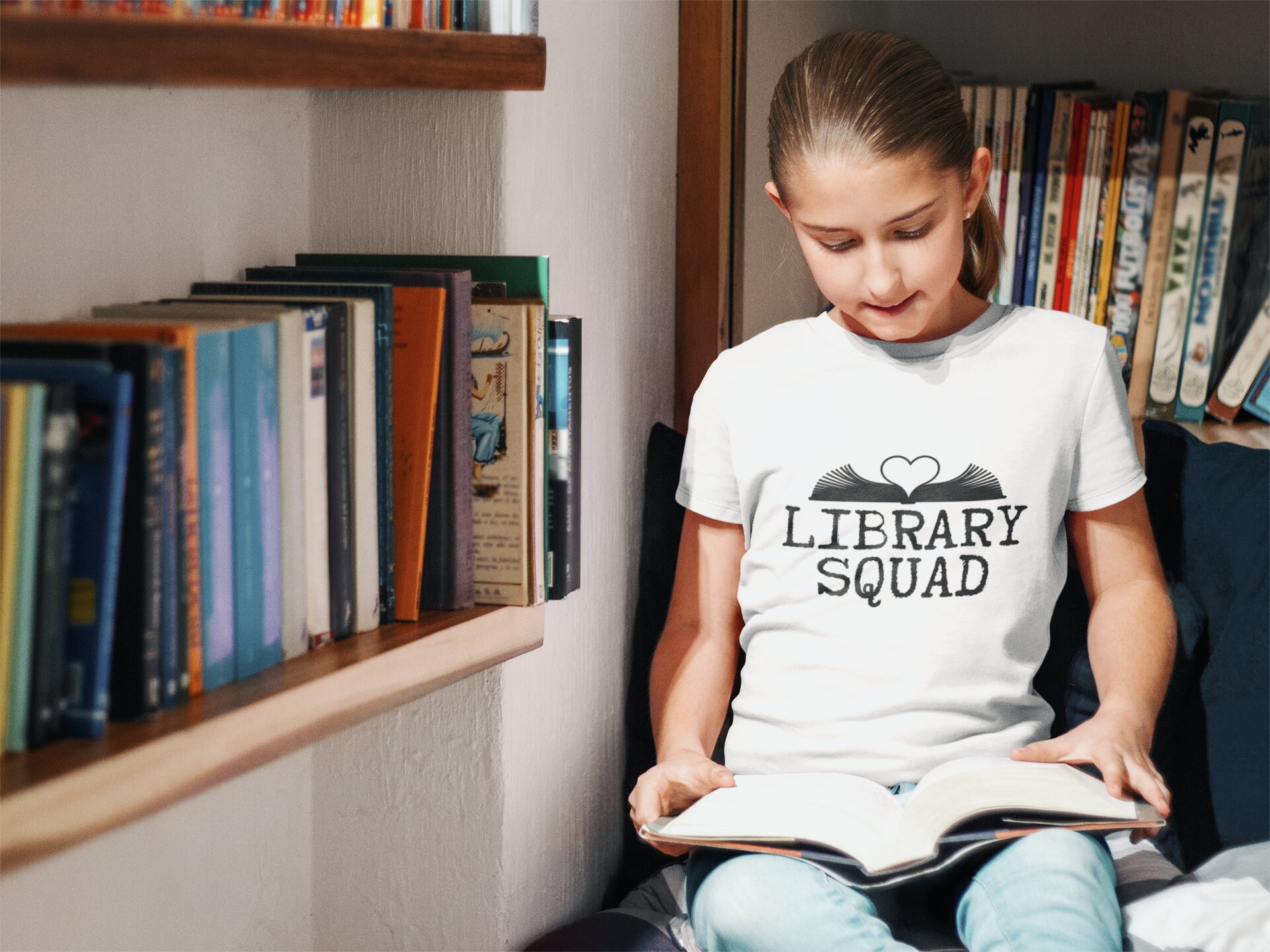 Library Squad Shirt, Librarian Shirt, Funny Librarian Shirt, Book Lover ...