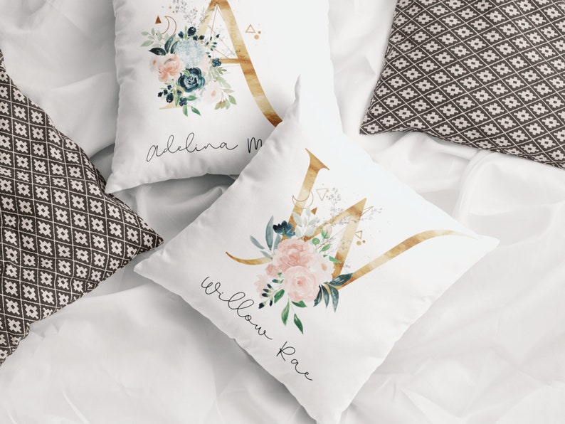 Name Pillow, Personalized Crib Pillow, Personalized Name Pillow ...