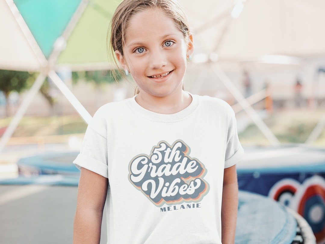 5th Grade Shirt,custom School Shirt,first Day of School,fifth Grade ...