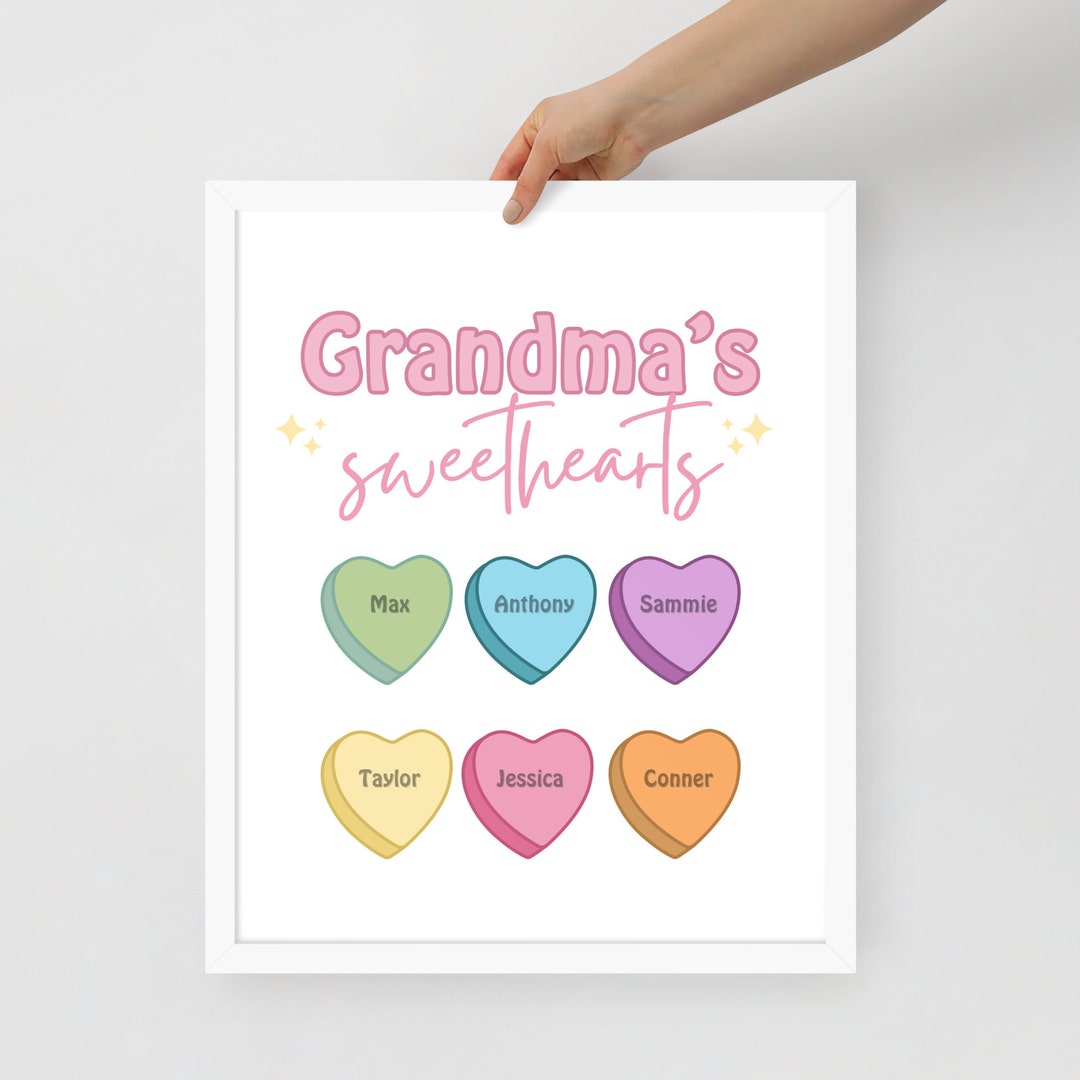 Personalized Sweetheart Wood Sign, Glammas Sweetheart Sign, Nana's ...