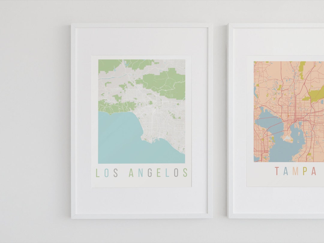 Custom Map Print, Personalized Map Art, Custom City Map Print, Custom ...