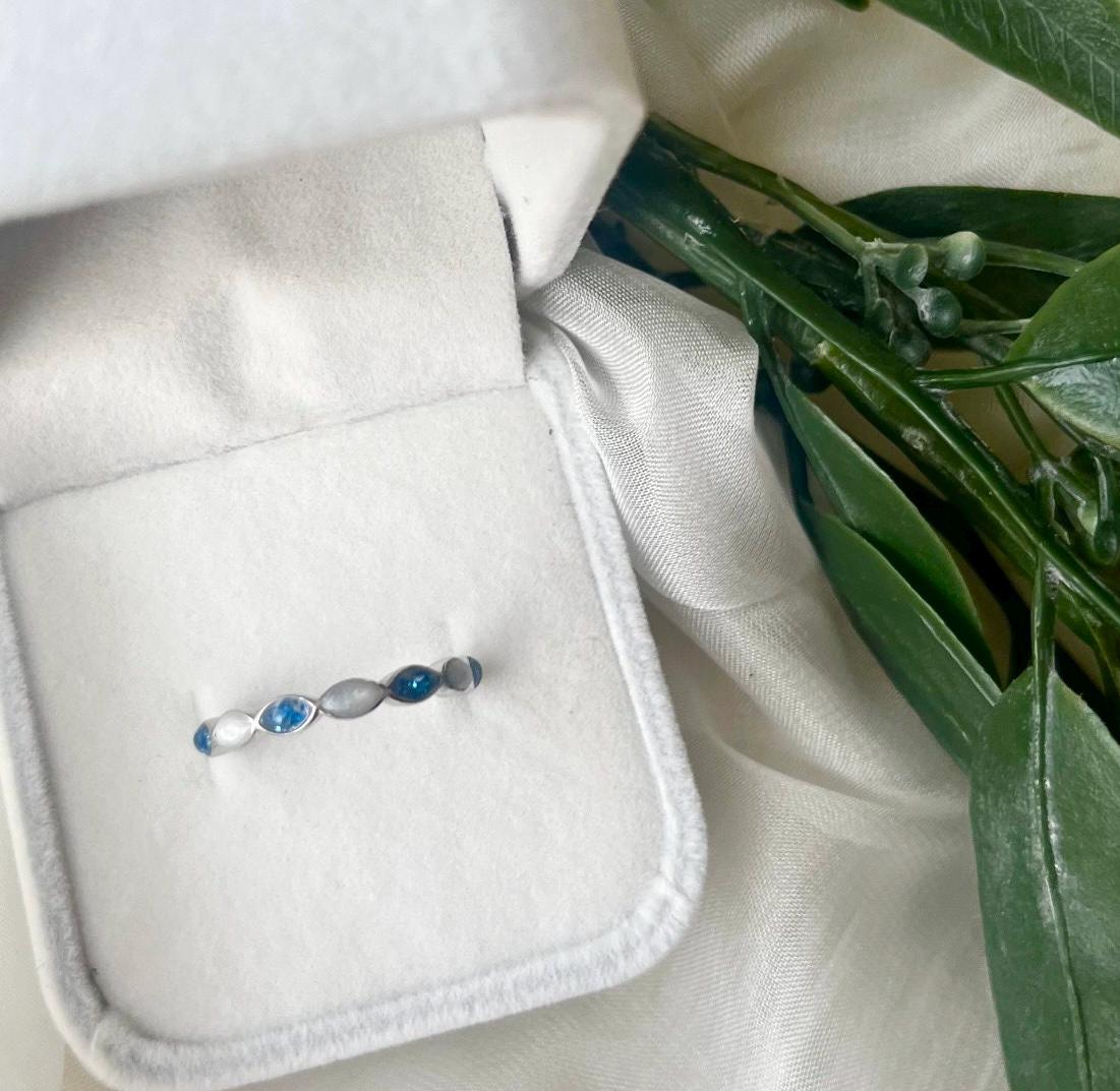 Pregnancy Test Cap Ring / Pregnancy Test Keepsake/ Half Wrap Around ...