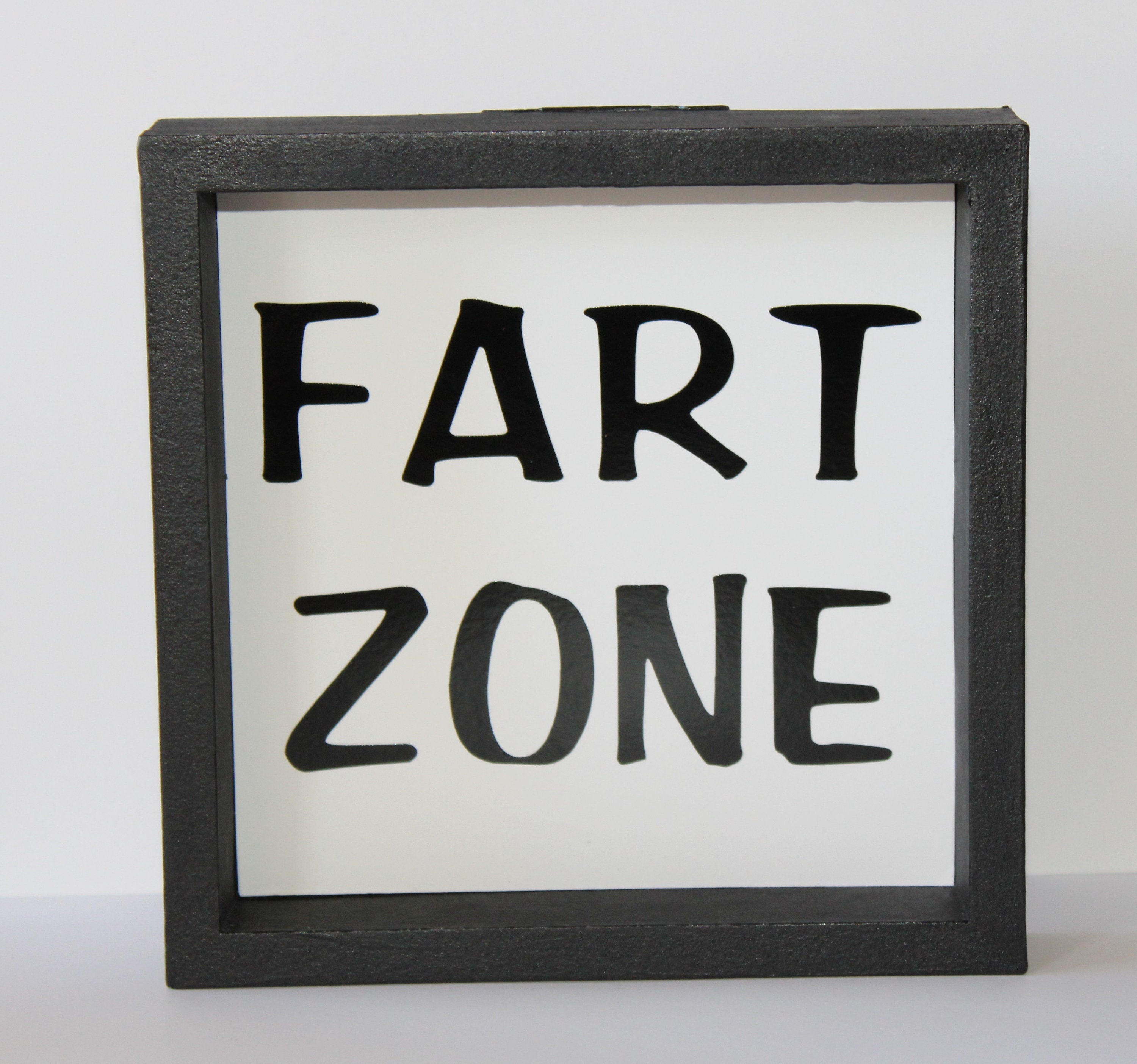 fart zone fart zone sign bathroom sign funny bathroom sign | Etsy
