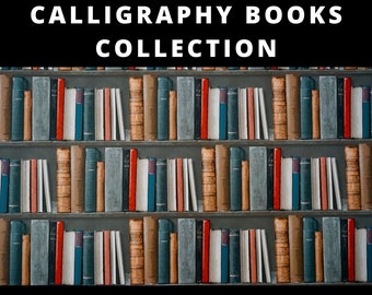 Old Calligraphy Book - Etsy