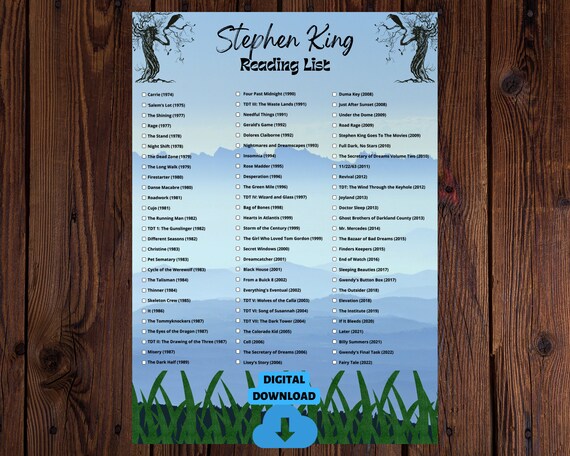 Stephen King List