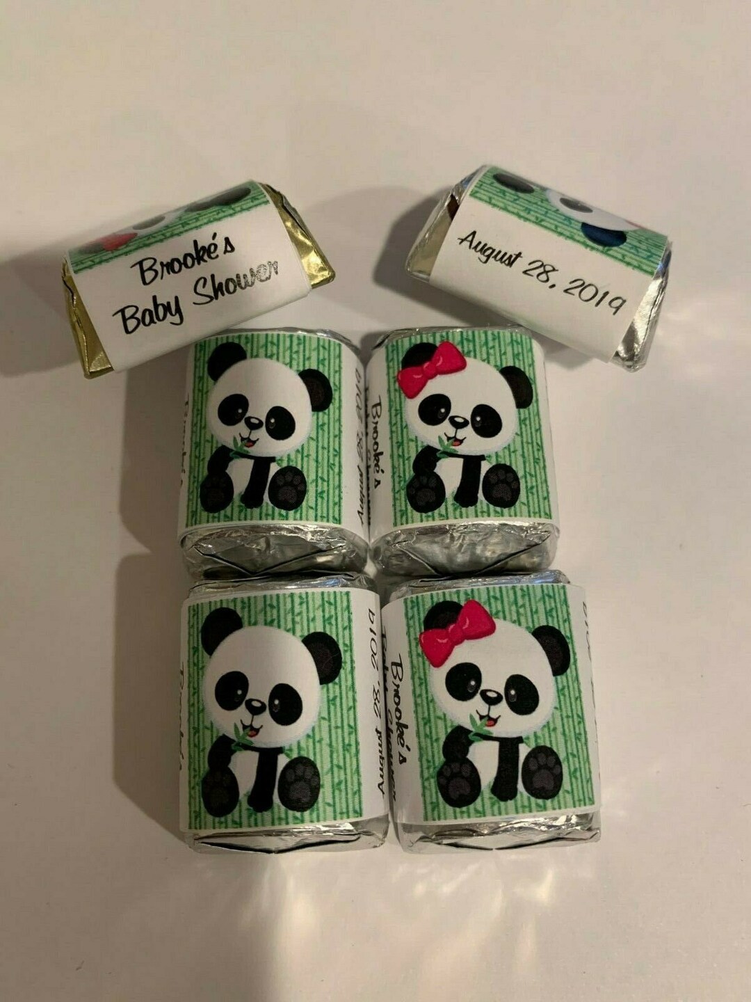 60 Panda Baby Shower Candy Wrappers - Etsy