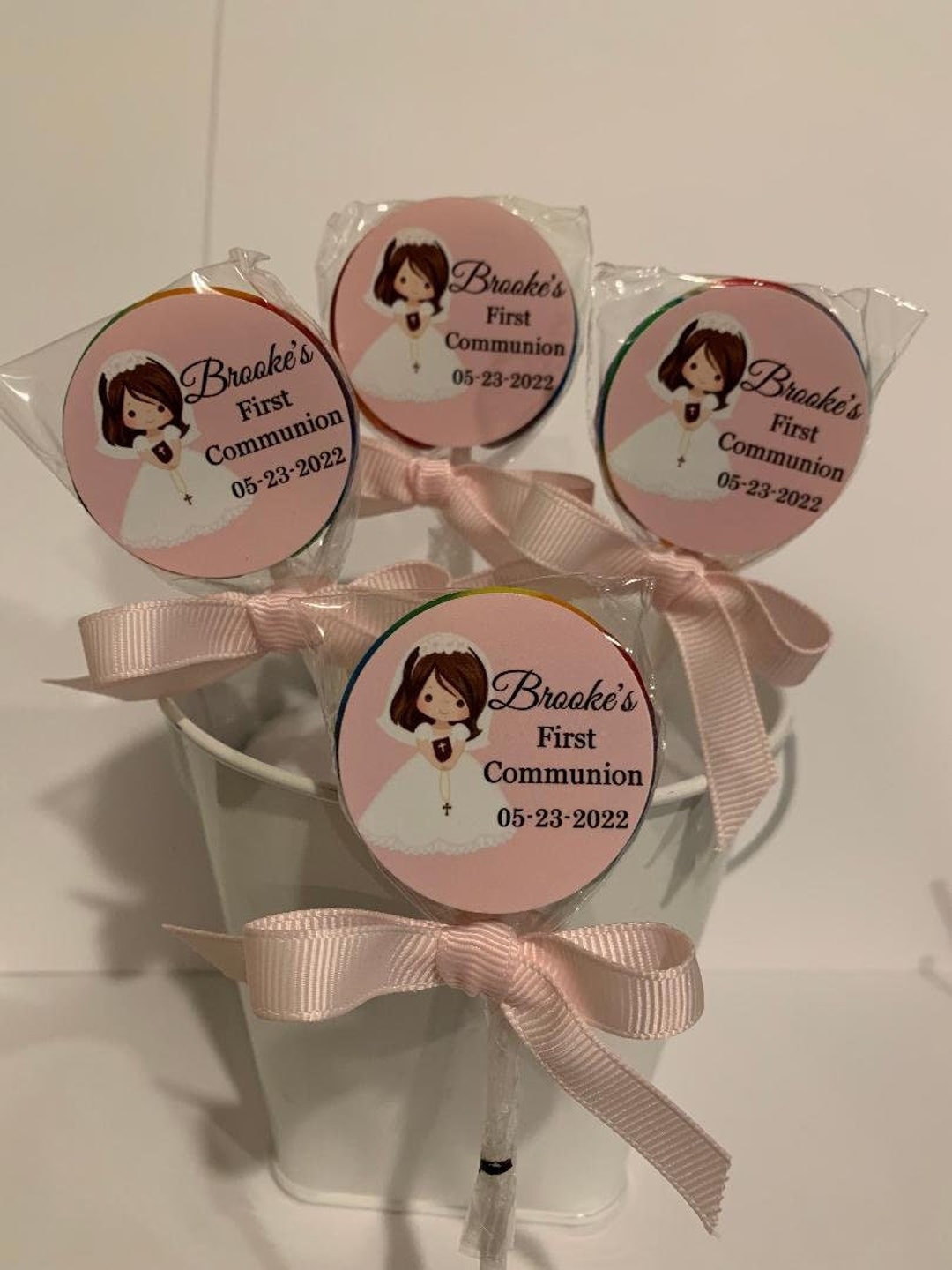 15 Communion Personalized Lollipops. Lollipops Are ONE AND a HALF ...