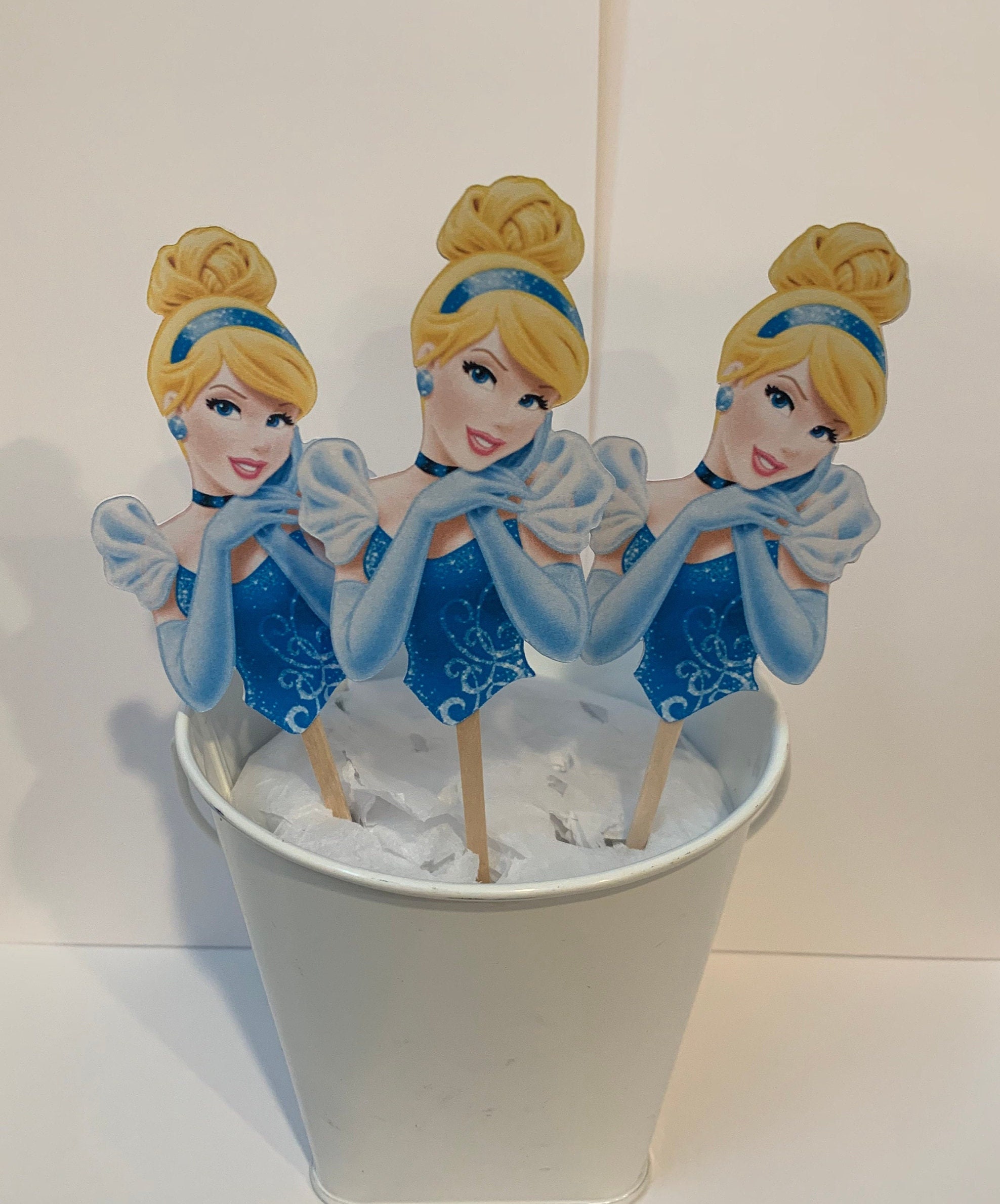 12 Cinderella Cupcake Toppers - Etsy