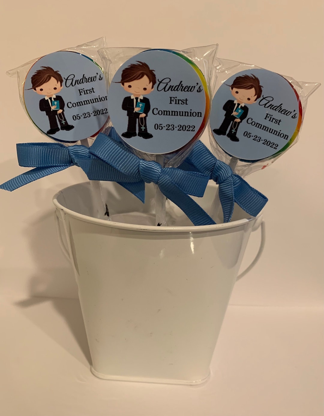 15 Communion Personalized Lollipops. Lollipops Are ONE AND a HALF or 1 ...