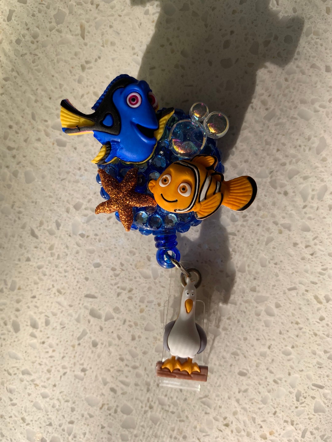 Disney’s Finding Nemo Dory and Nemo Handmade Badge Reel. - Etsy