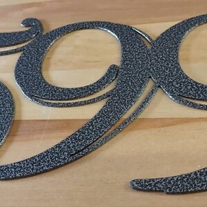 Modern House Numbers Sign | Metal House Number | Custom Metal Sign ...