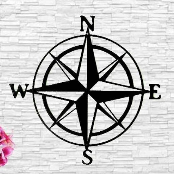 Compass Rose Sign - Etsy