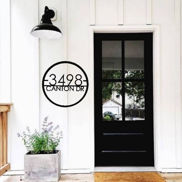 Round House Numbers - Etsy