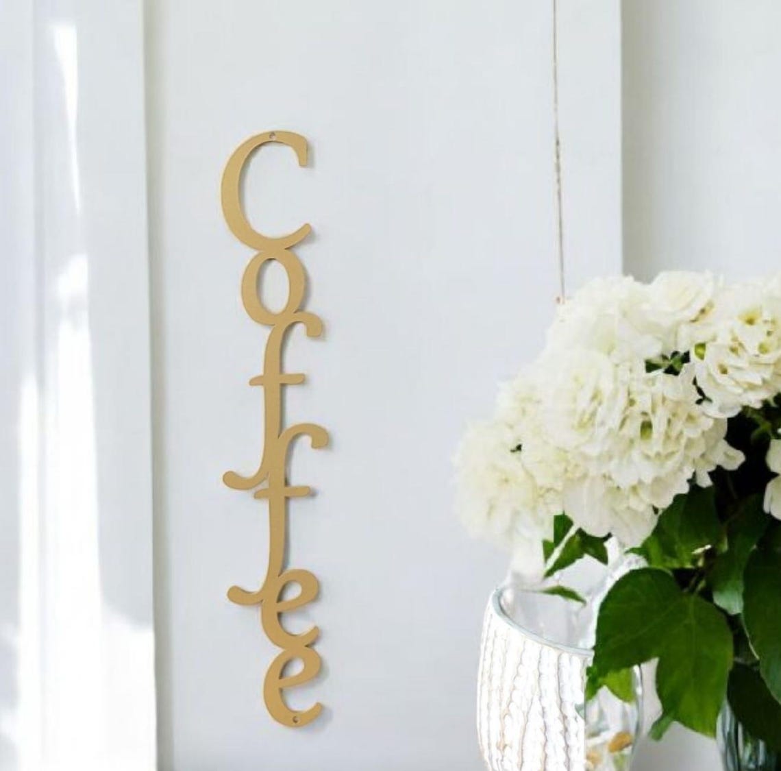 Vertical Coffee Bar Sign | Kitchen Decor | Coffee Metal Art | Metal ...