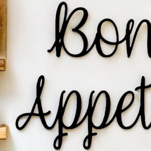 Bon Appetit Sign | Bon Appetit Metal Sign | Enjoy Your Meal | Homemade ...