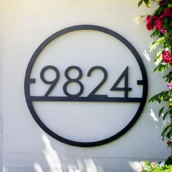 Round House Numbers - Etsy