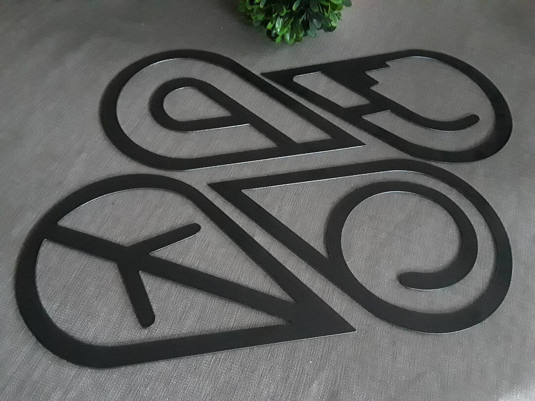 Four Elements Sign | 4 Elements Metal Wall Art | Geometric Wall Art ...