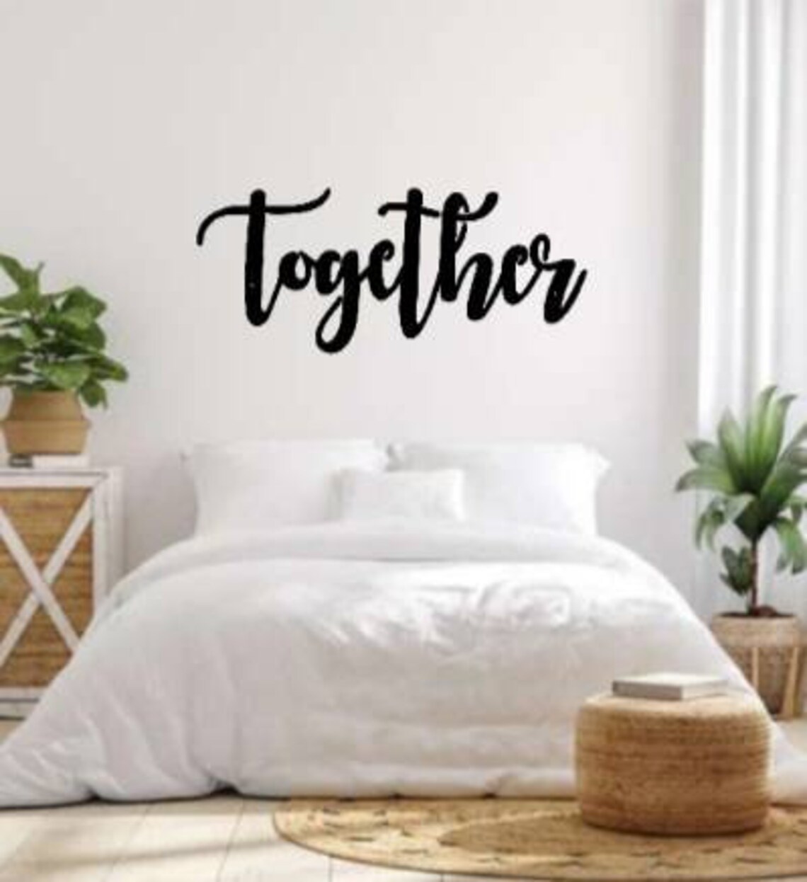 Together Sign Cursive Together Sign Metal Together Sign | Etsy