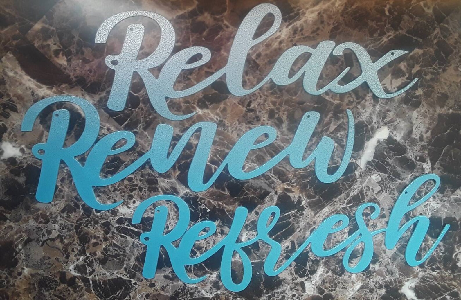 Relax Refresh Renew Signs Relax Bath Sign Bathroom Decor | Etsy