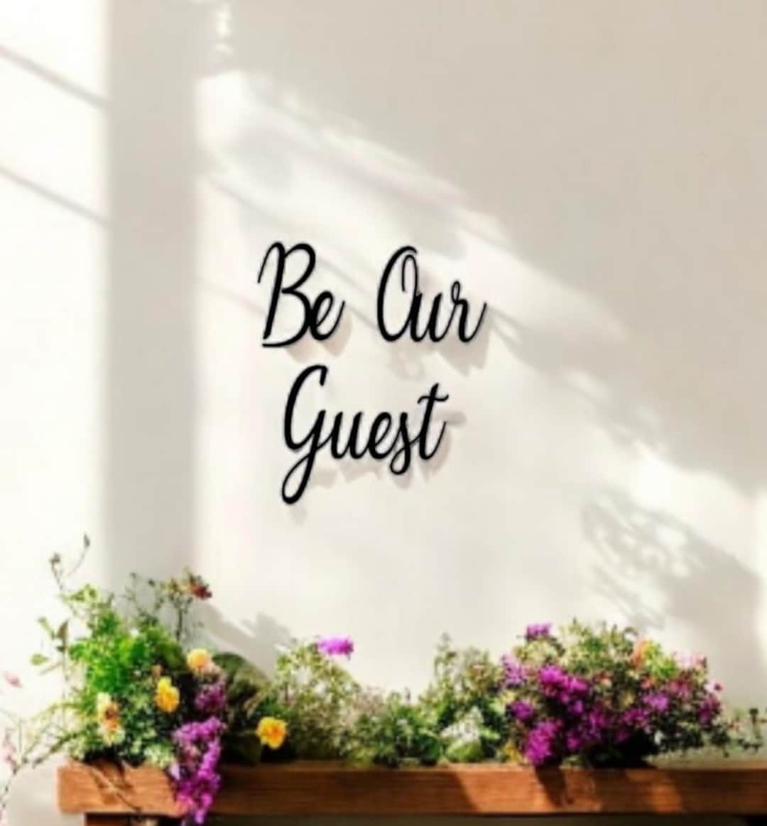 Be Our Guest Sign | Guest Bedroom Sign | Vacation Home Sign | Set of 3 ...