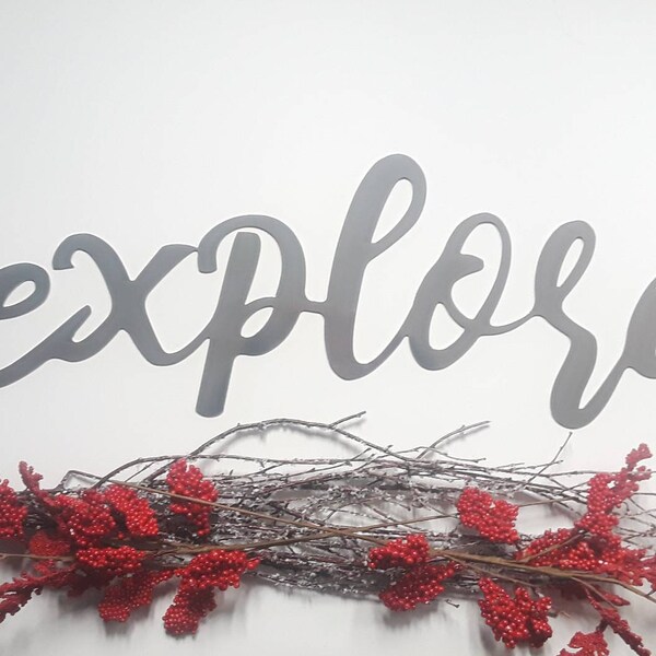 Explore Sign - Etsy
