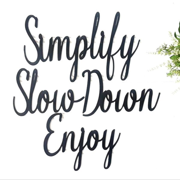 Simplify Sign - Etsy