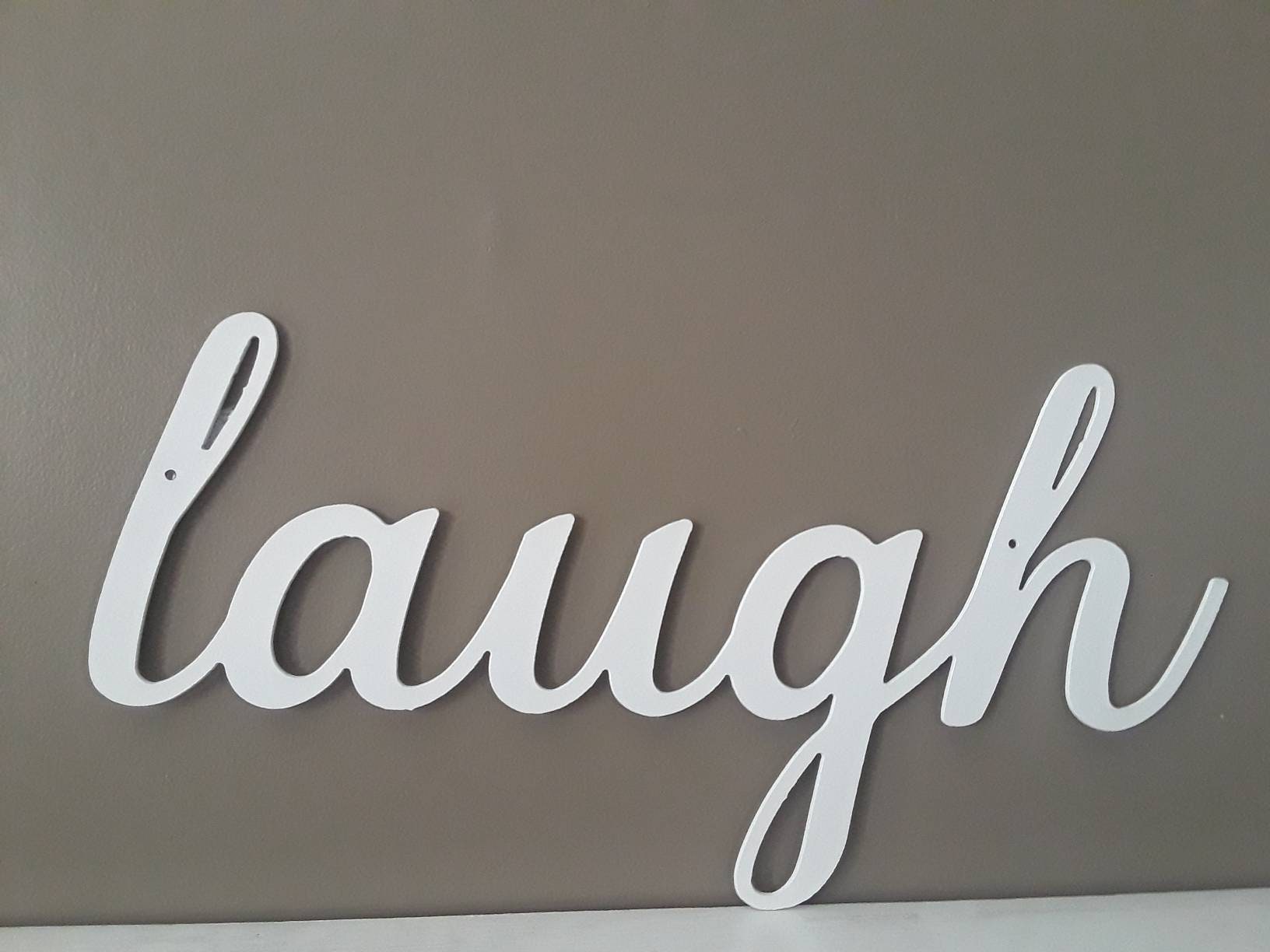 Live Laugh Love Metal Signs Family Photo Wall Home Decor - Etsy