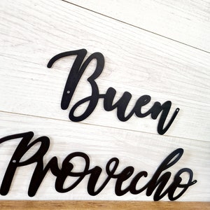Buen Provecho Sign | Buen Provecho Metal Sign | Enjoy Your Meal ...