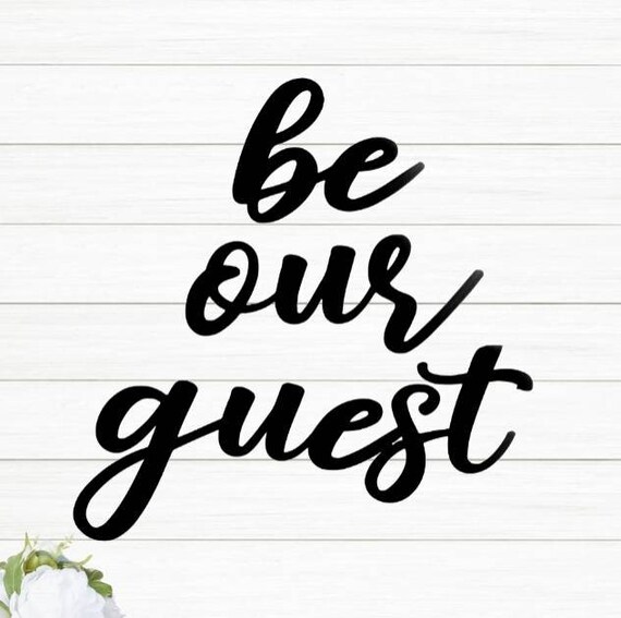 Be Our Guest Words