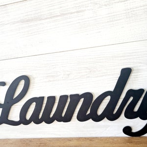 Laundry Room Sign | Cursive Laundry Sign | Script Laundry Sign ...
