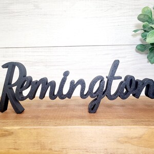 Freestanding Last Name Sign | Personalized Name Sign | Kids Room Sign ...
