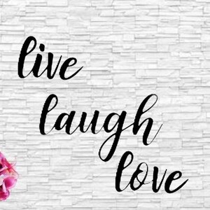 Live Laugh Love Metal Signs | Family Photo Wall | Home Decor| Set of 3 ...