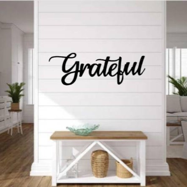 Grateful Sign - Etsy