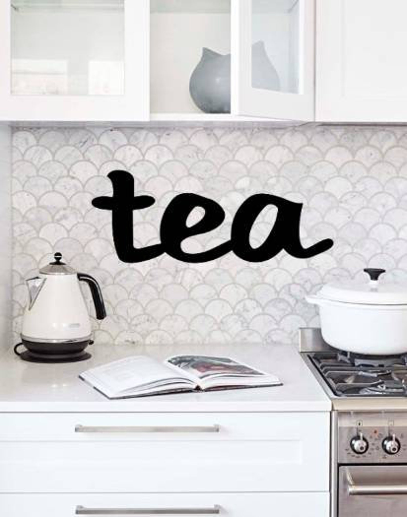 Tea Sign Metal Tea Sign kitchen Decor Tea and Coffee Bar - Etsy