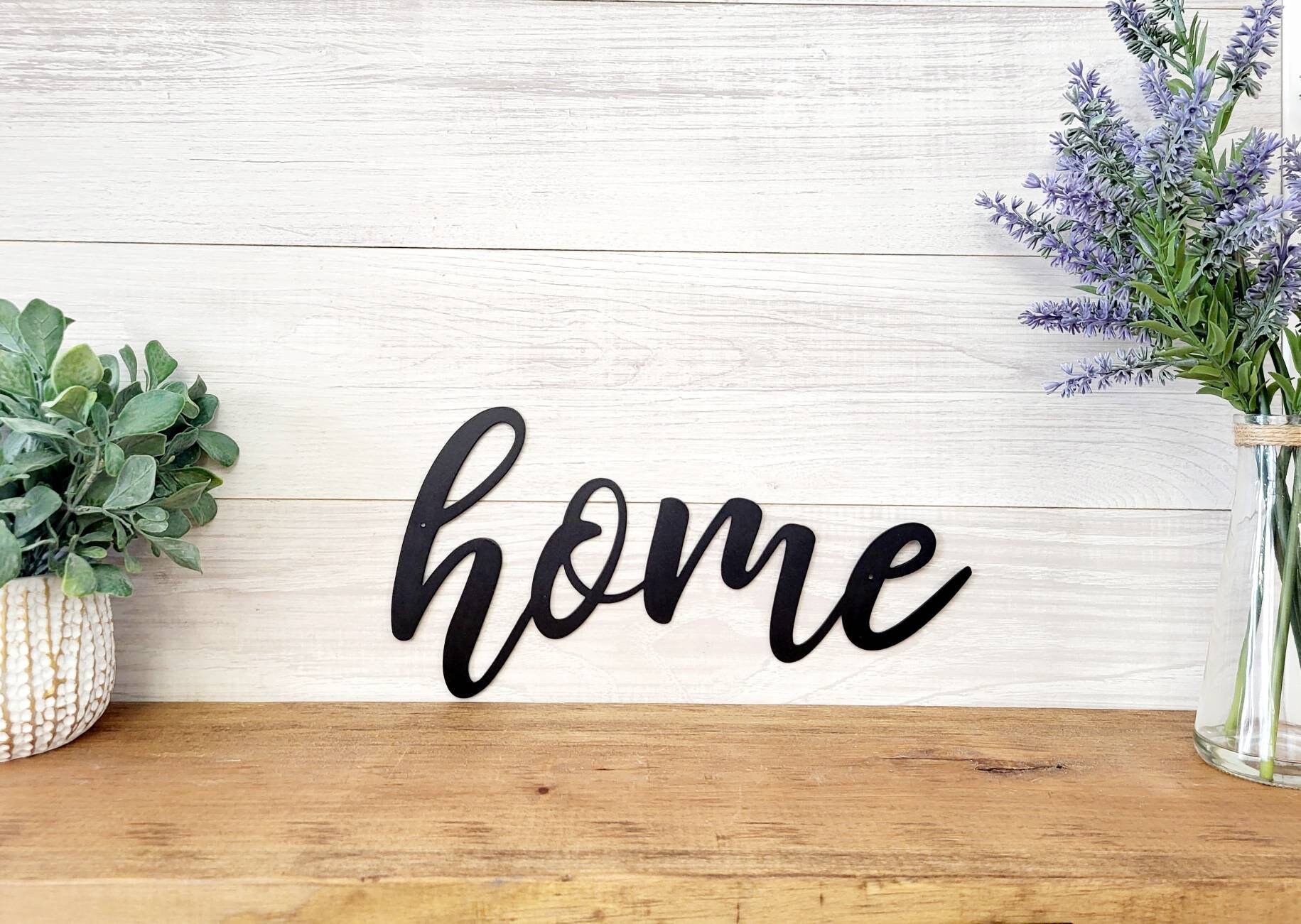Home Sign Rustic Home Sign Farmhouse Wall Decor Home - Etsy
