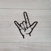 Asl I Love You Sign | I Love You Sign | American Sign Language Ornament ...
