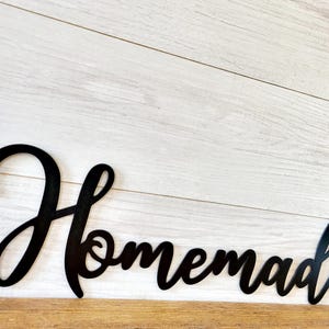 Homemade Farmhouse Kitchen Sign Home-made Metal Sign Rustic Home Decor ...