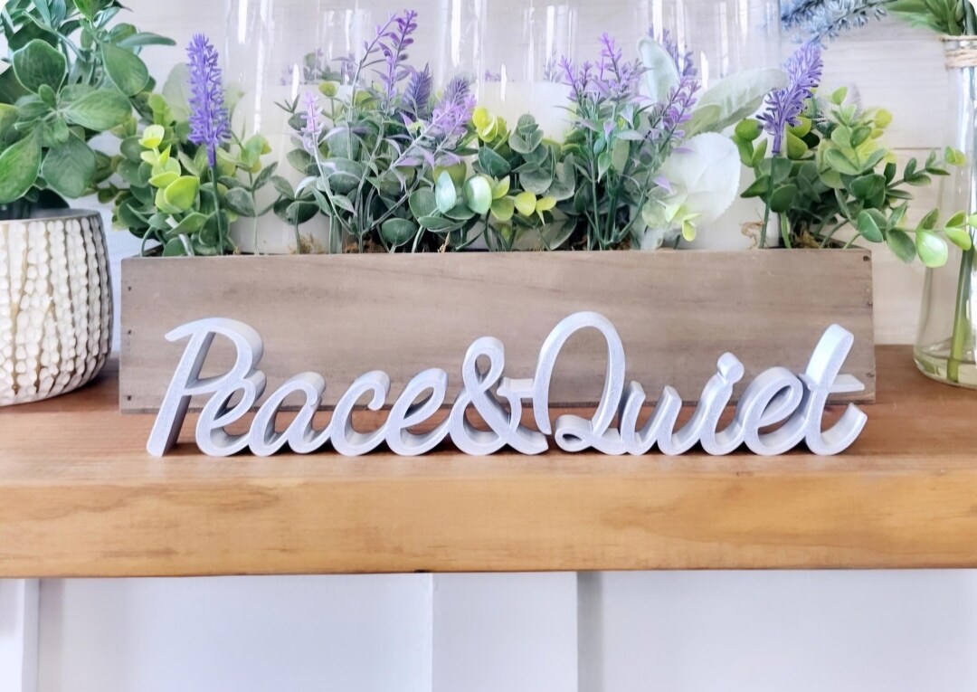 Freestanding Peace and Quiet Sign | Spa Time | Tranquility Relaxing ...