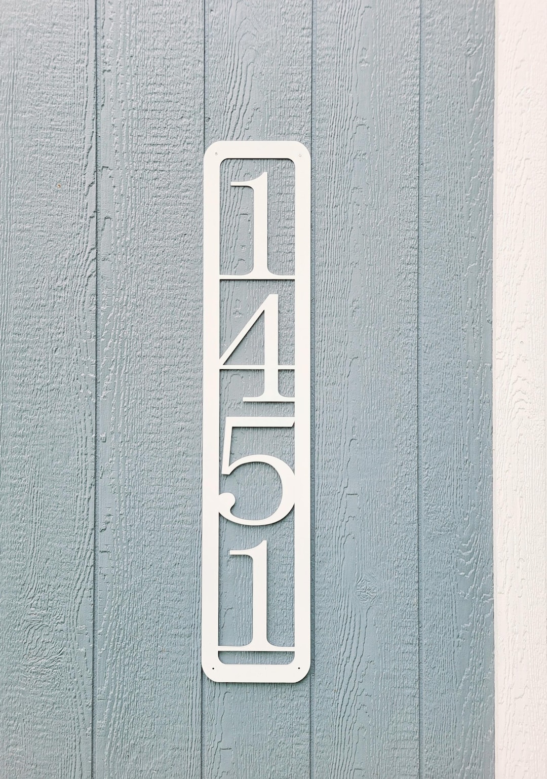 Large Vertical Address Sign | House Number Sign | Industrial Digit Sign ...