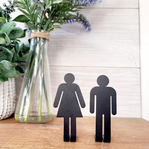 Mini Bathroom People | Mini Bathroom Figures | Metal Bathroom People ...
