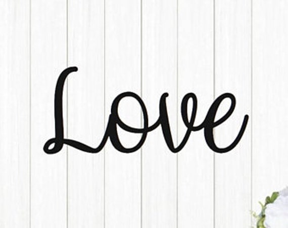Cursive Word Love