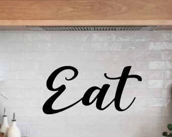Metal Eat Sign | Etsy